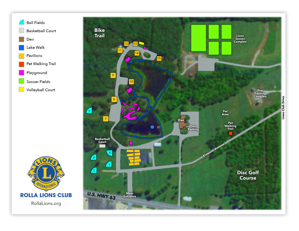 Park Maps | Rolla Lions Club